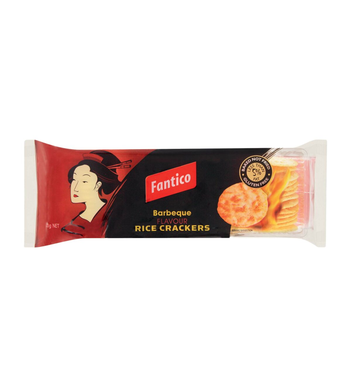 Fantico - Smokey BBQ Rice Crackers - Bounty Foods