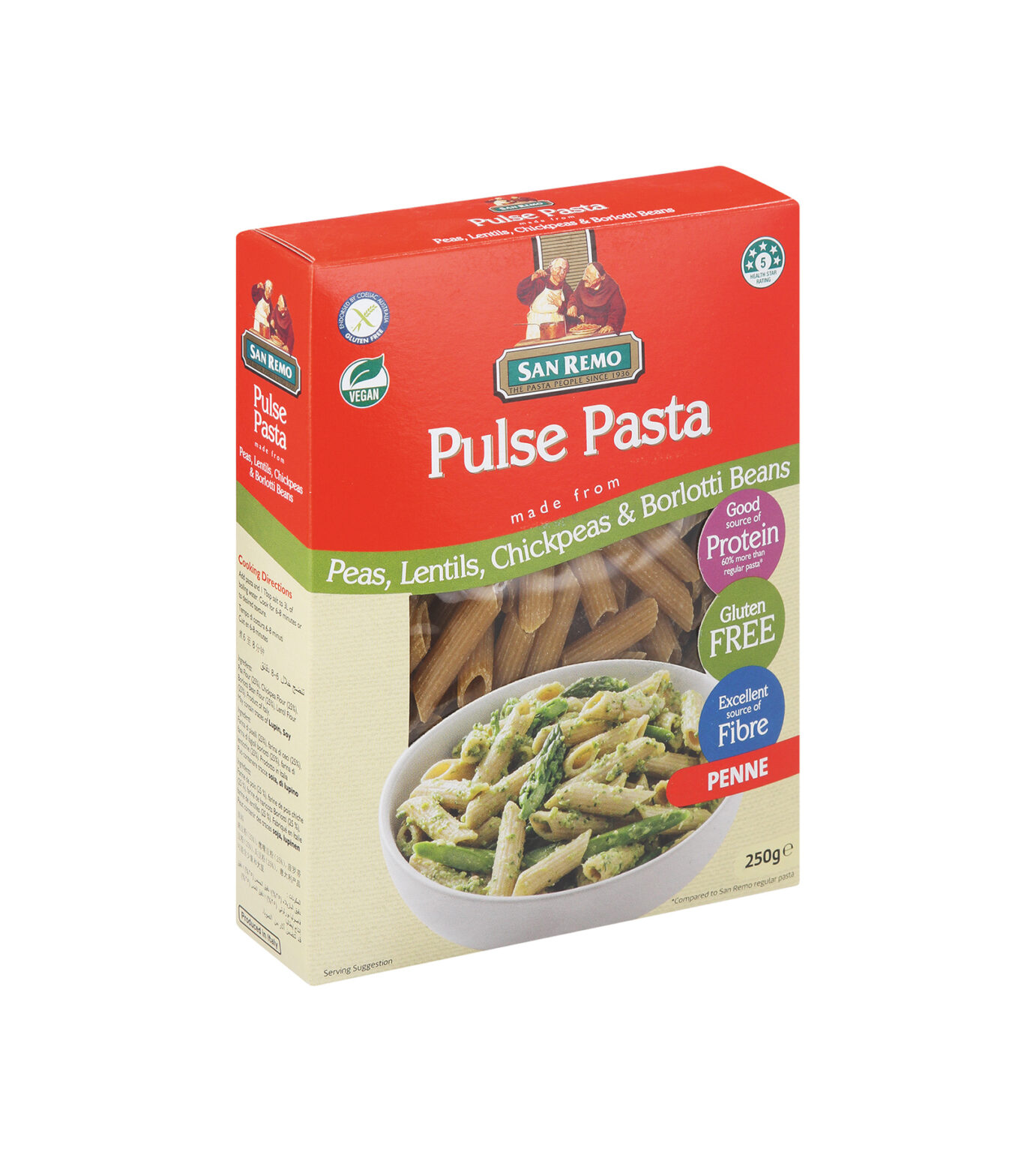 San Remo - Gluten Free Pulse Pasta - Penne - Bounty Foods