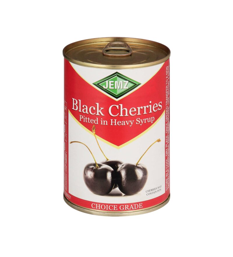 Jemz - Canned Pitted Black Cherries - Bounty Foods